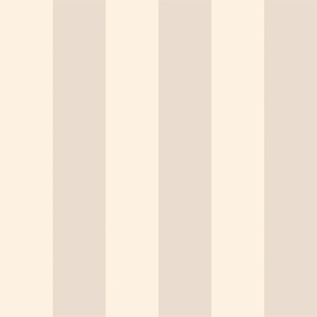 Classic Wide Stripe Wallpaper in Cream and Truffle – I Love Wallpaper