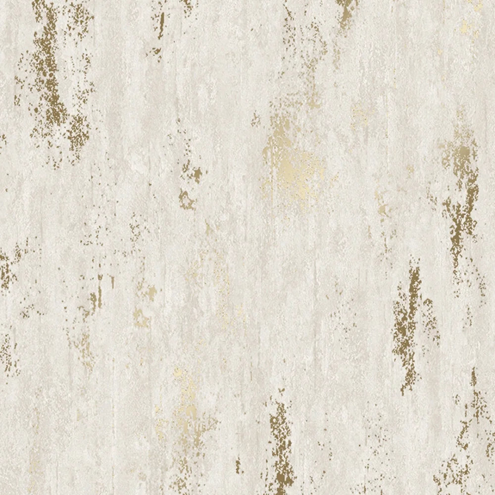 Sample of Manhattan Modern Wallpaper in Ivory and Gold – I Love Wallpaper