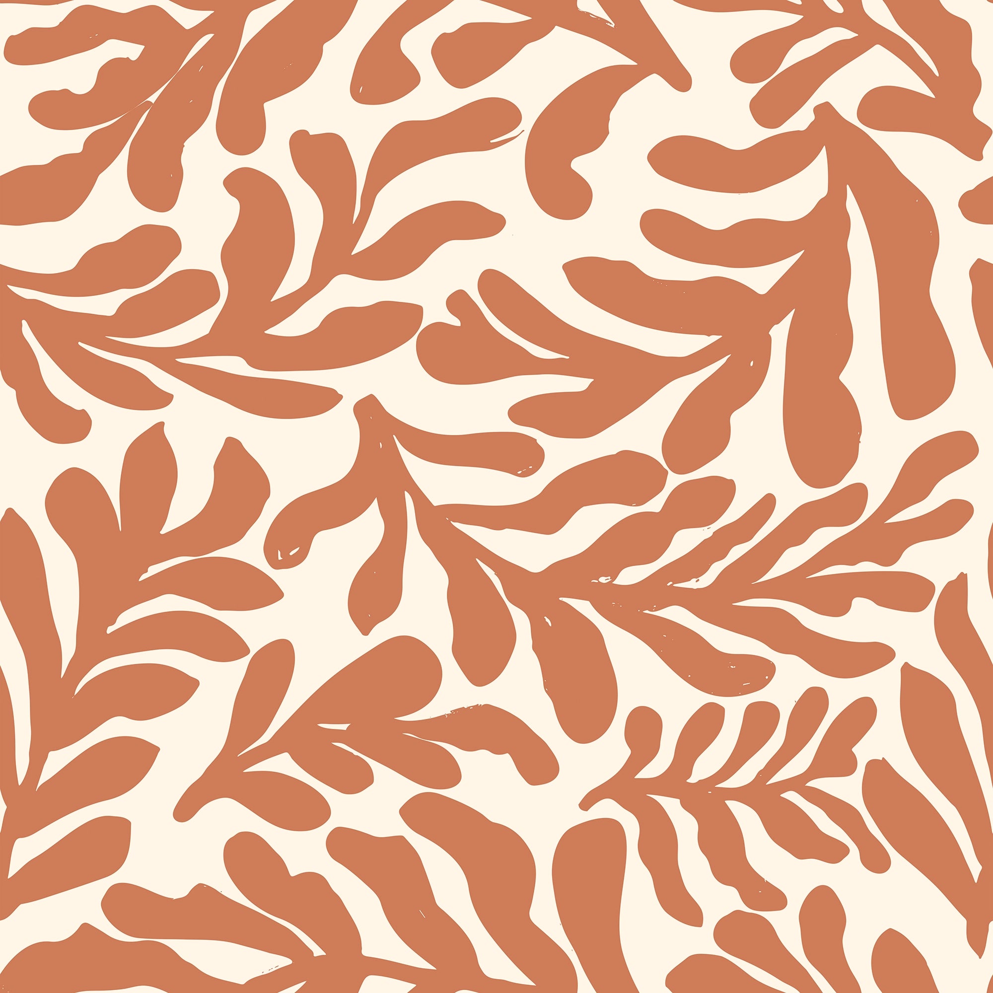terracotta patterned wallpaper