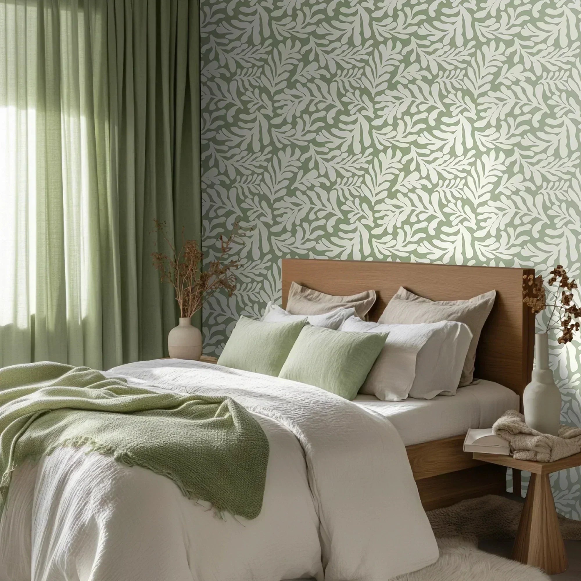 Green Bedroom Ideas to Create a Calming Space – I Love Wallpaper
