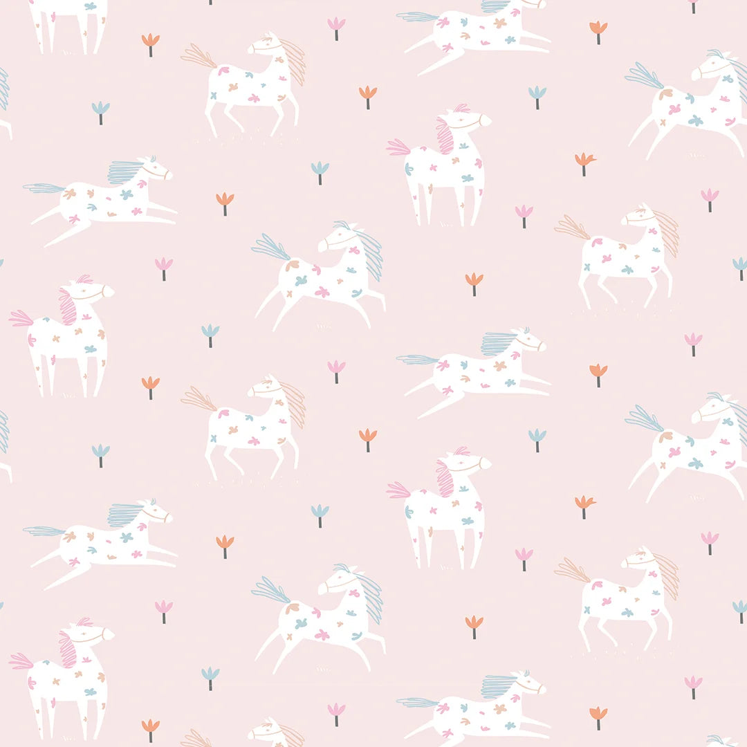 Pony Tales Wallpaper in Pastels – I Love Wallpaper