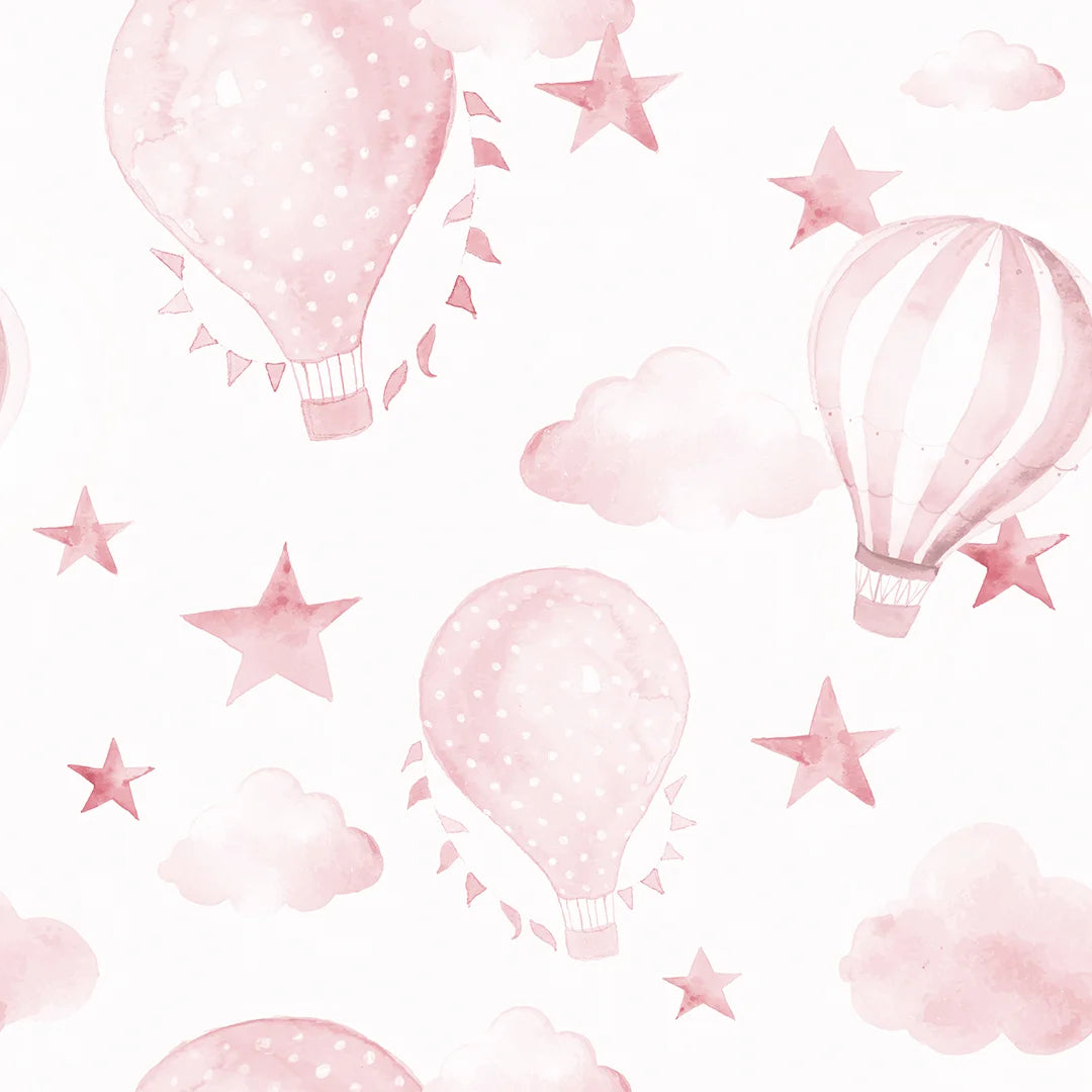 The Great Adventure Wallpaper in Pink and White – I Love Wallpaper