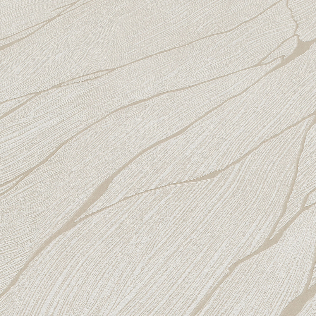 Ridged Metallic Wallpaper in Champagne with Pearlised Metallic – I Love ...