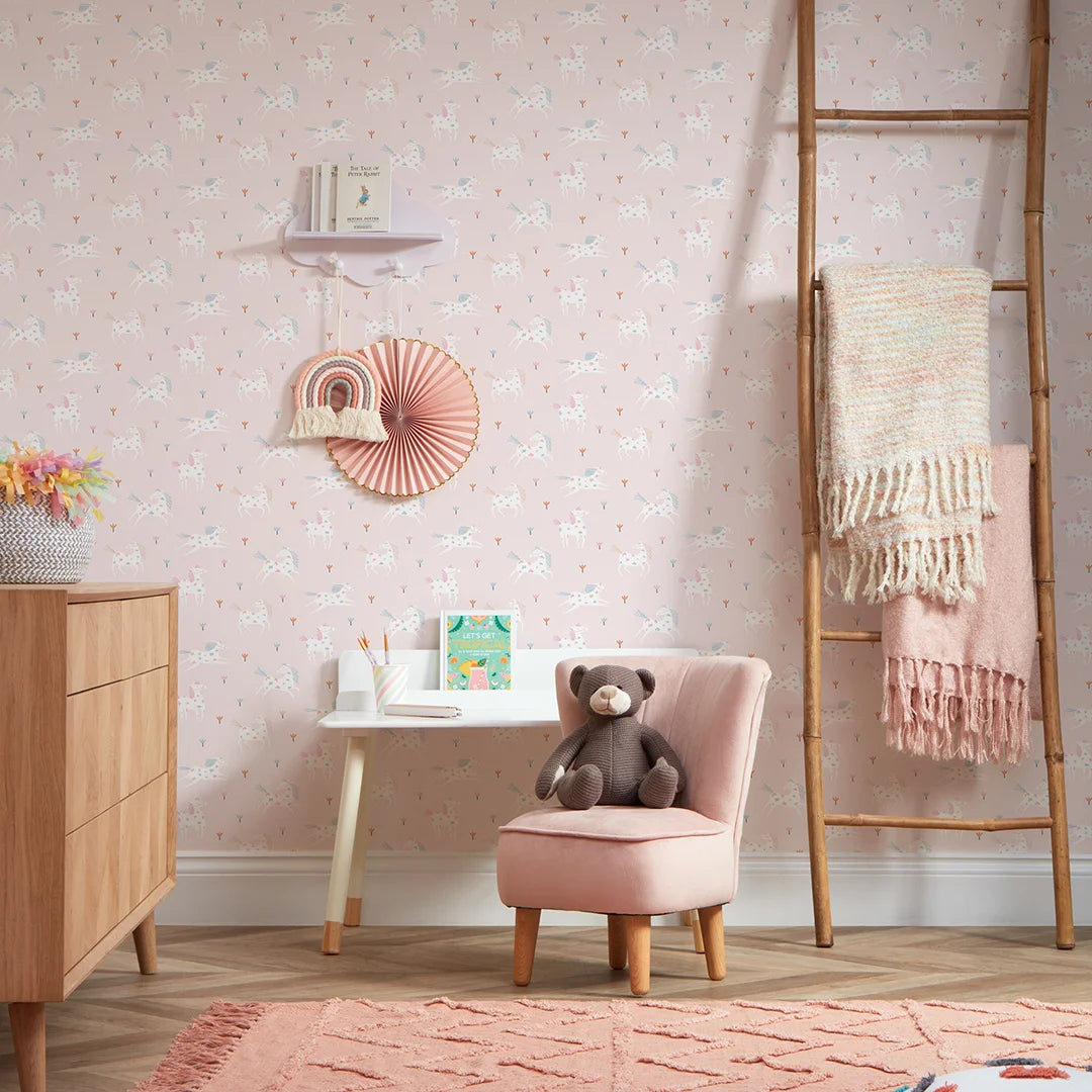 Pony Tales Wallpaper in Pastels – I Love Wallpaper