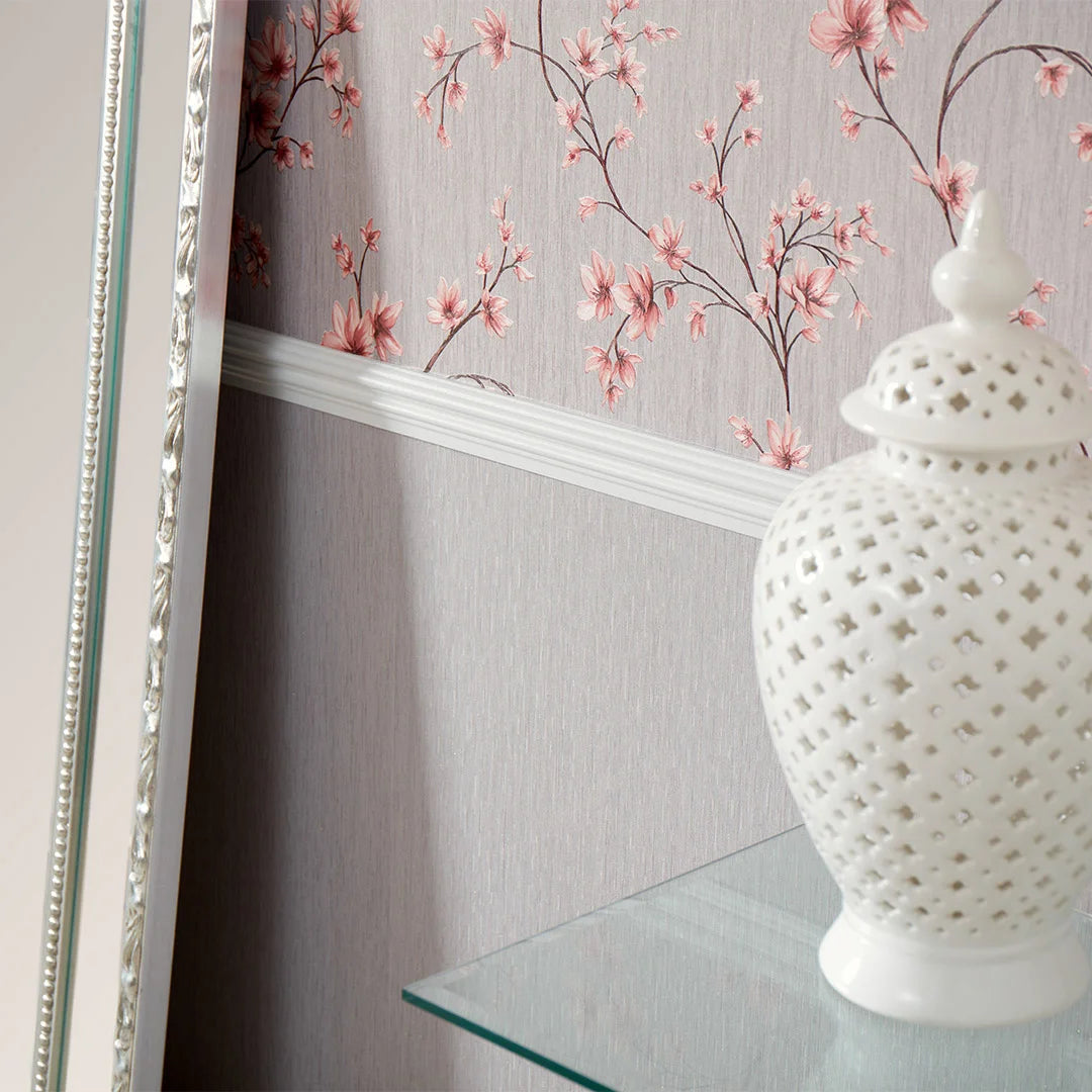 Francesca Wallpaper in Glittering Grey – I Love Wallpaper