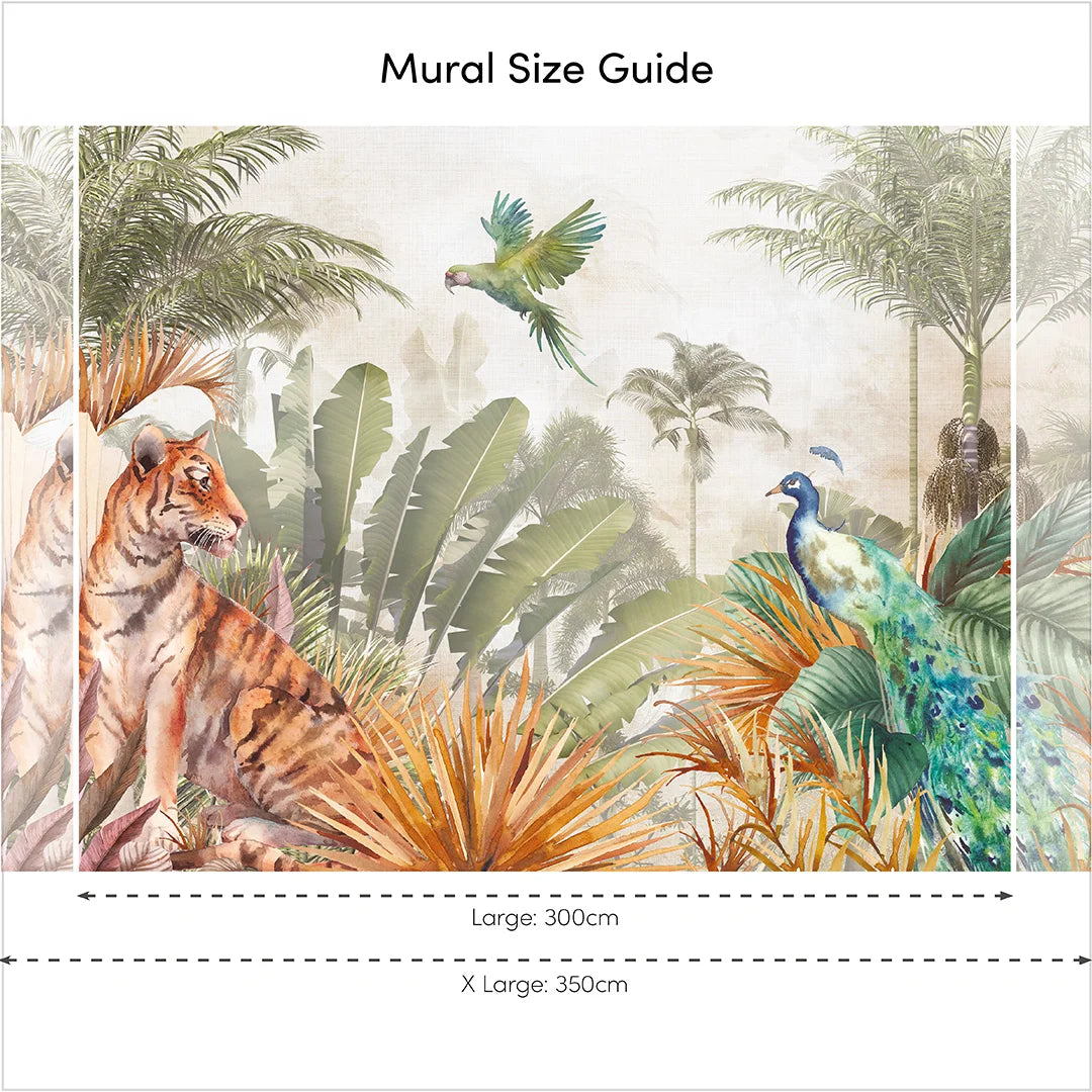Himalayan National Park Full Wall Mural in Earthy Tones – I Love Wallpaper