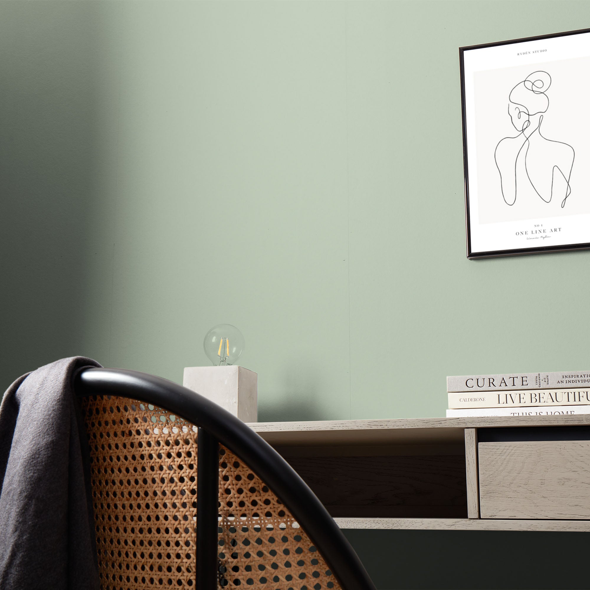 Natural Sage Matt Emulsion Paint – I Love Wallpaper