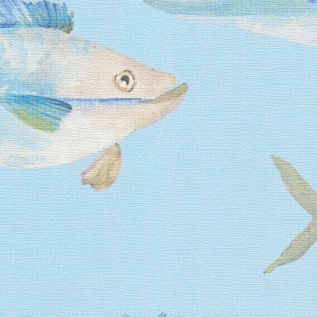 Deep Blue Sea Wallpaper in Sky Blue – I Love Wallpaper