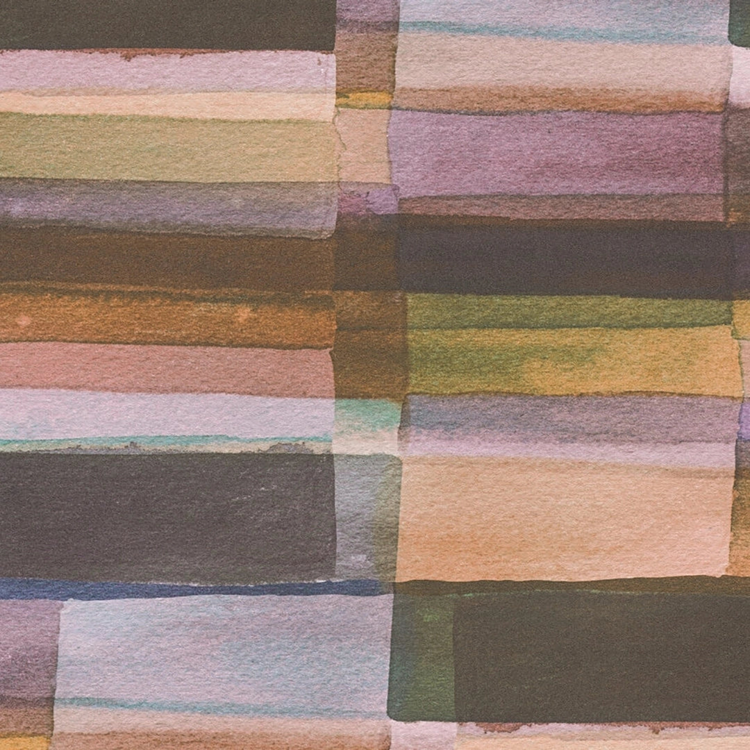 Sample of Abstract Visions Wallpaper in Sunset Hues – I Love Wallpaper