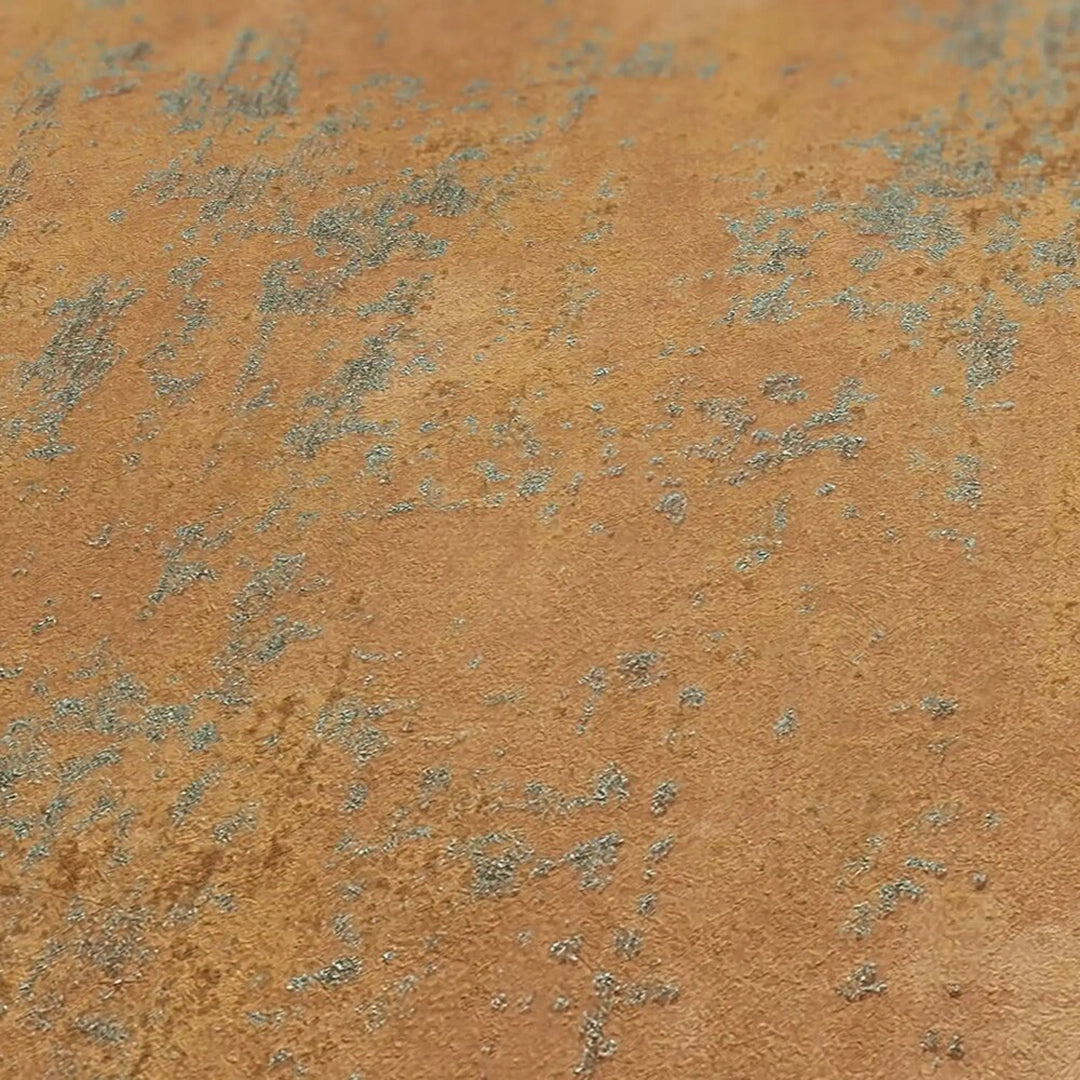 Weathered Metal Wallpaper in Rust – I Love Wallpaper
