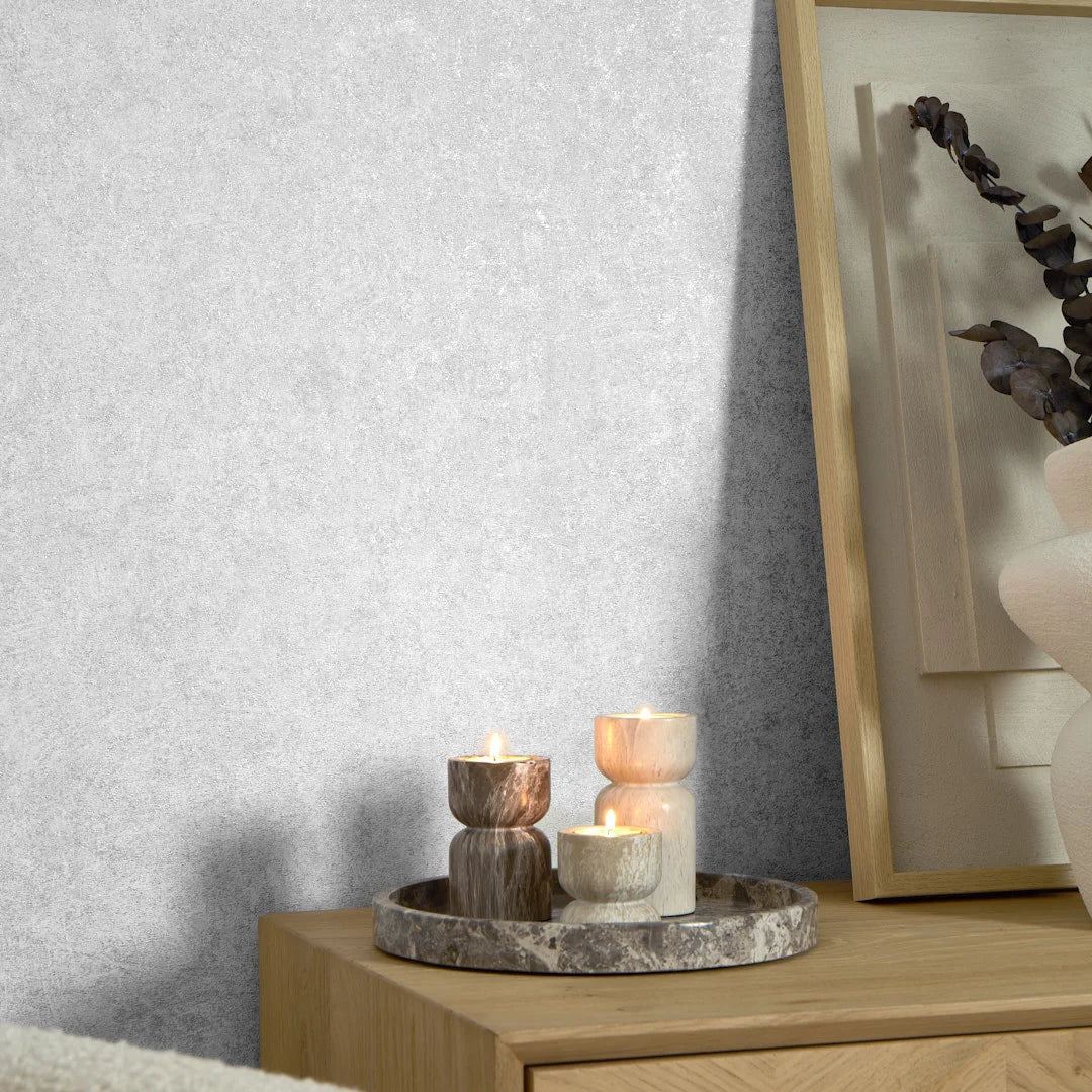 Dolomite Metallic Wallpaper in Silver – I Love Wallpaper