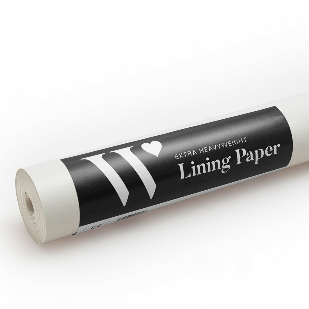 Heavyweight Lining Paper in White – I Love Wallpaper