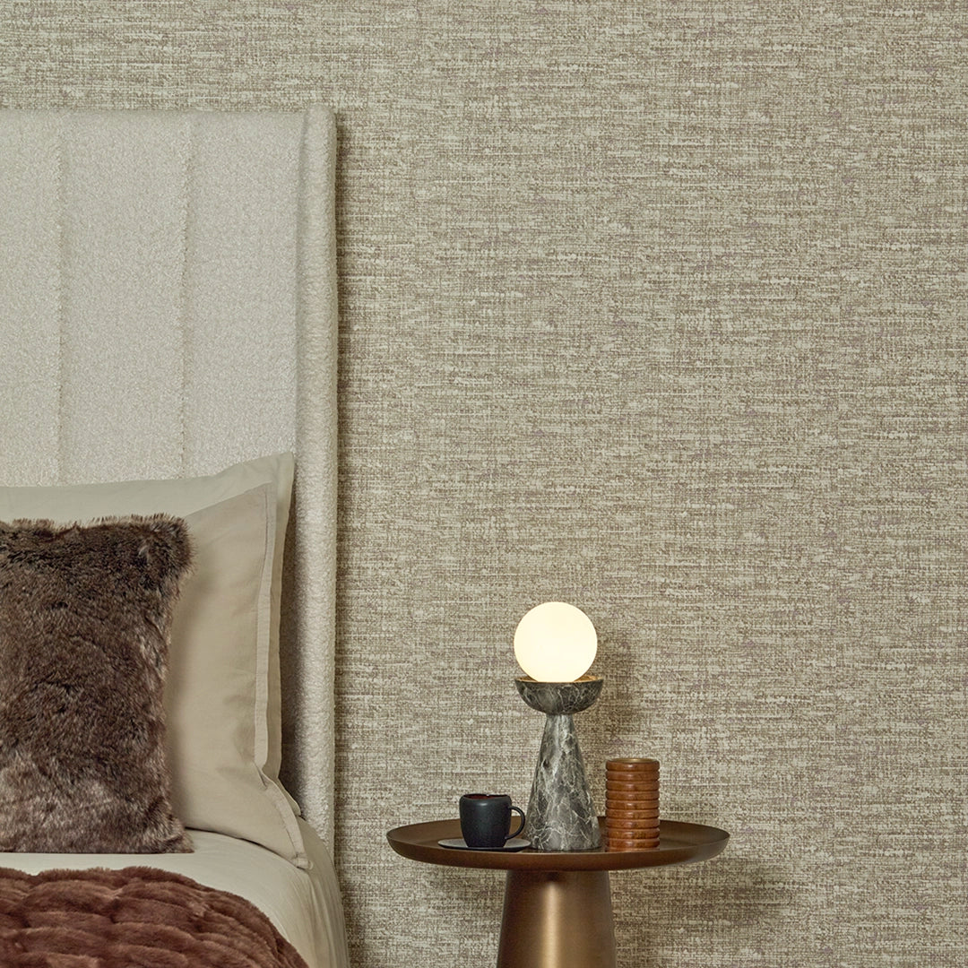 Loom Luxe Wallpaper in Warm Chocolate – I Love Wallpaper