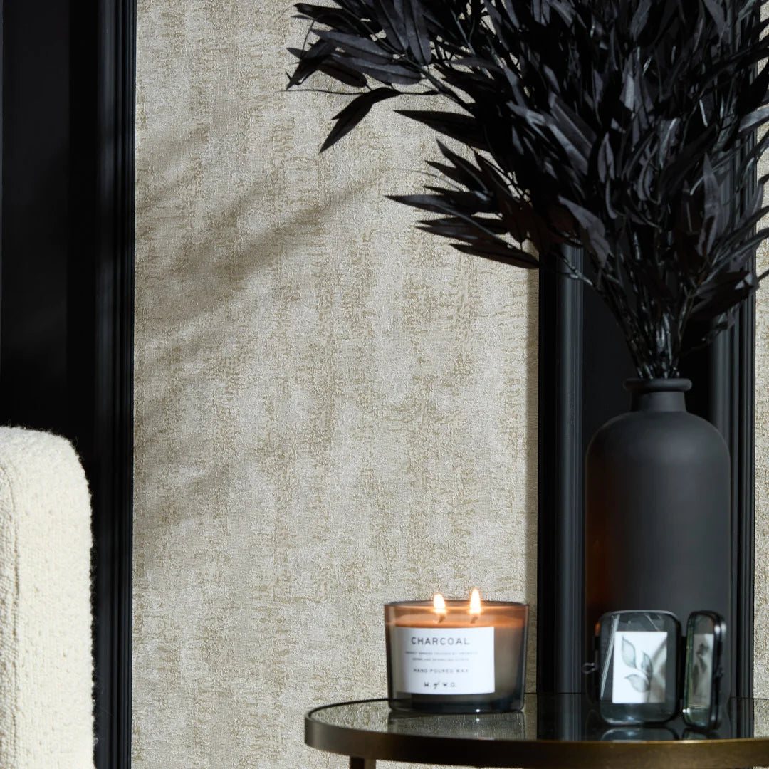 Orion Metallic Wallpaper in Ivory and Gold with Silver Sparkle – I Love ...